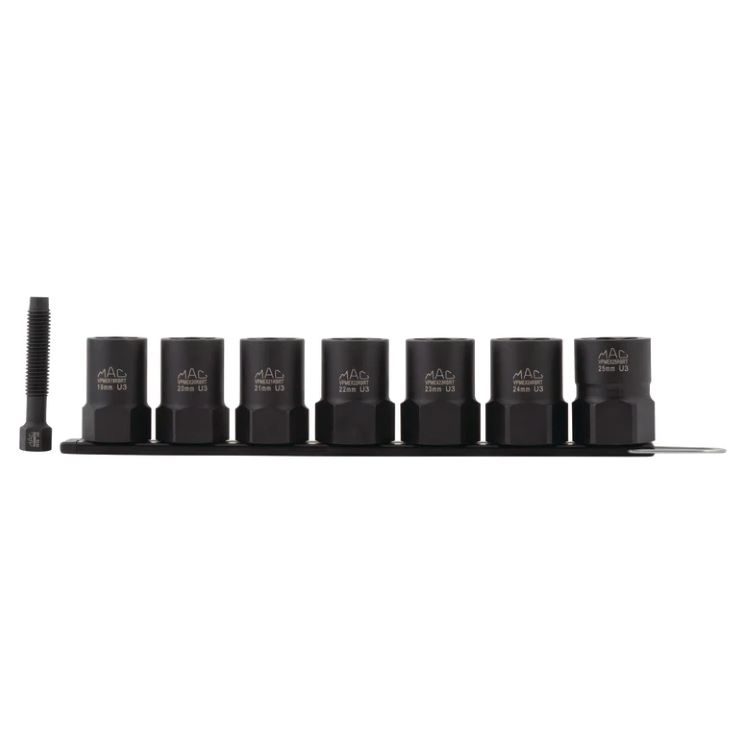 [正規輸入品] マックツールズ7Pc 1/2"ドライブ RBRT™ メトリックインパクト エクストラクターソケットセット ...